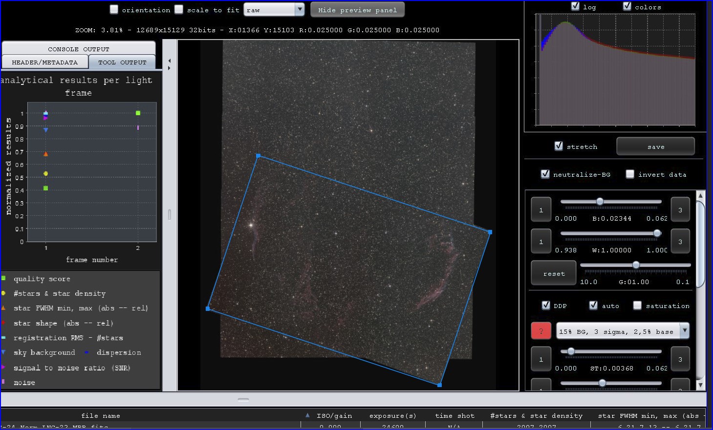Astro Pixel Processor Aries Productions - latest release APP 2.0.0 ...