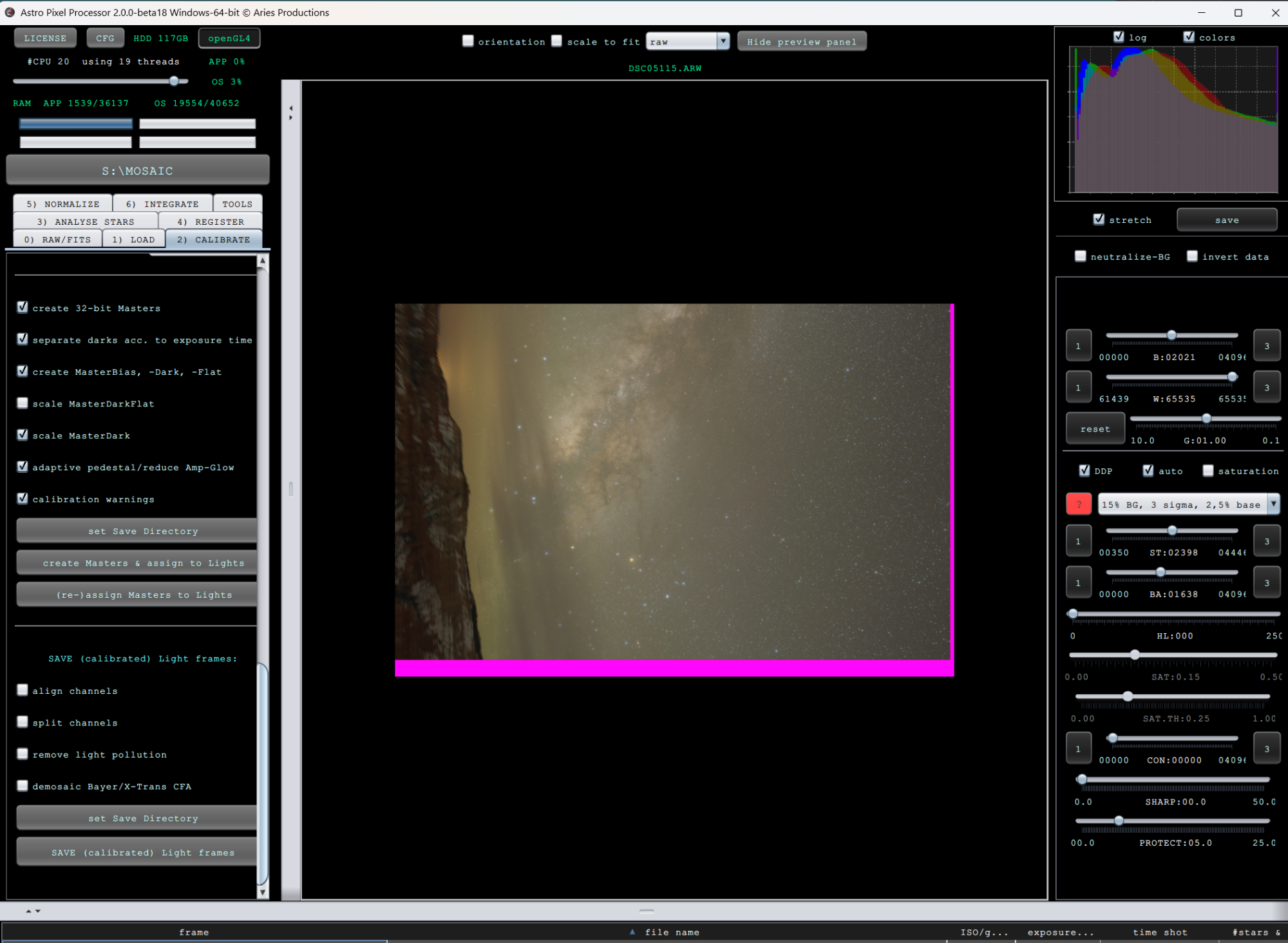 Astro Pixel Processor Aries Productions - latest release APP 2.0.0 ...