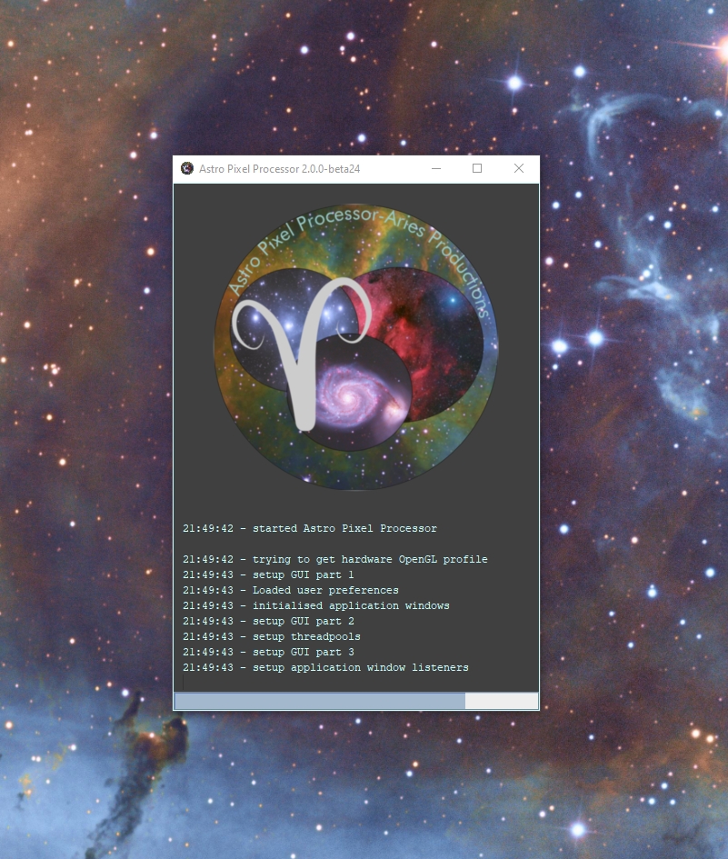 Astro Pixel Processor Aries Productions - latest release APP 2.0.0 ...