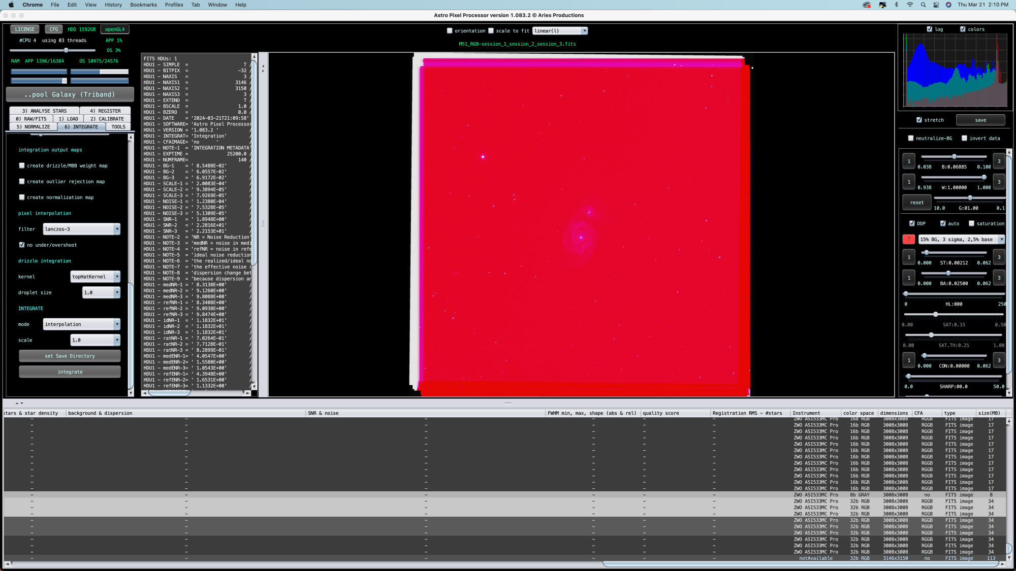 Astro Pixel Processor Aries Productions - latest release APP 2.0.0 ...
