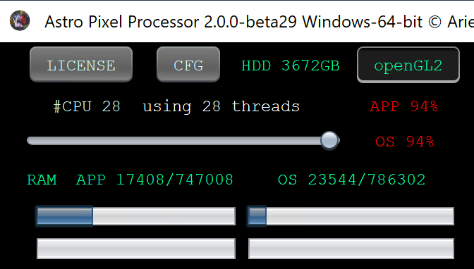 Astro Pixel Processor Aries Productions - latest release APP 2.0.0 ...